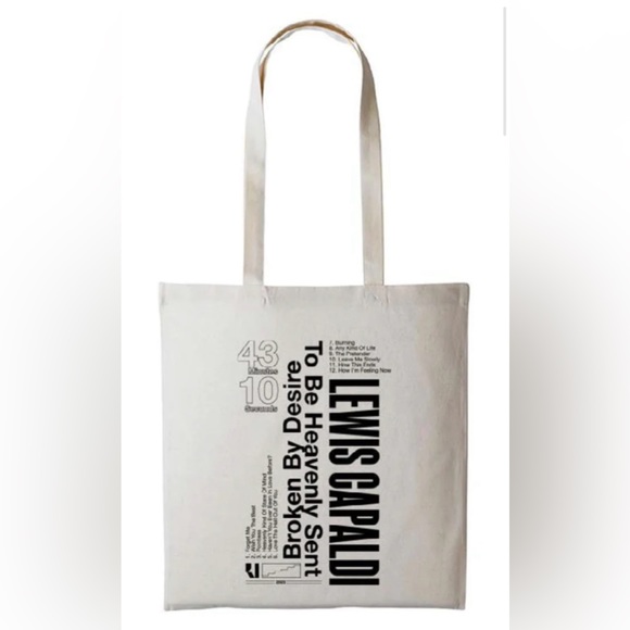 lewis capaldi | Bags | New Official Lewis Capaldi Merch Canvas ...